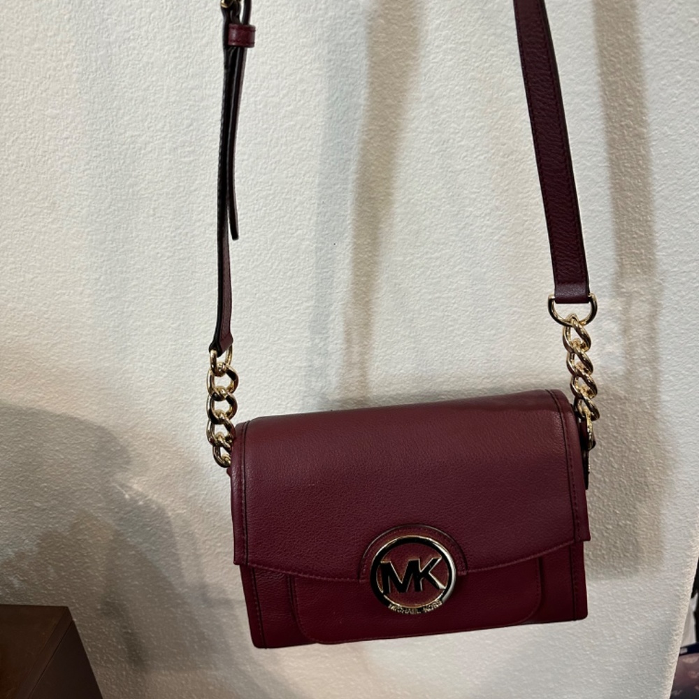Michael Kors Burgundy Crossbody - Gem